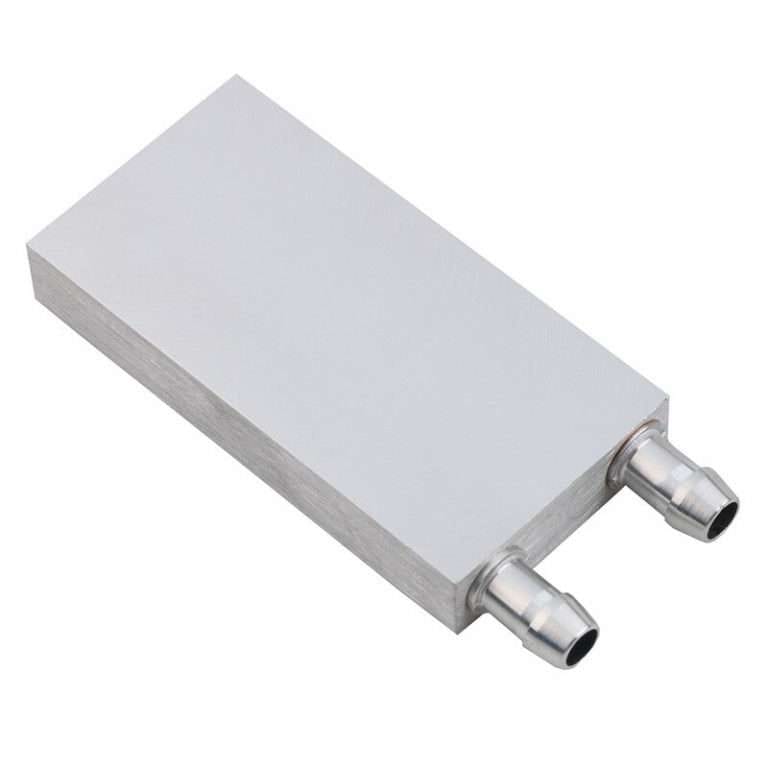 40*80*12mm Aluminum Water Block Cooling Heatsink 2 Peltier Liquid ...